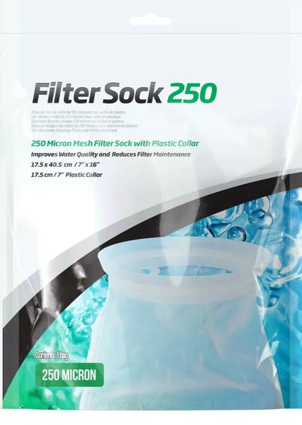 Seachem Filter Sock 250 Micron Mesh 17.5x40.5cm – Coburg Aquarium