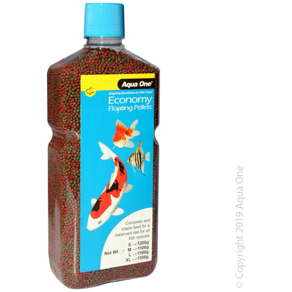 Shop Aqua One | Aqua One Economy Pellet 2mm – Coburg Aquarium