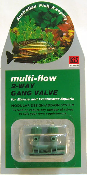 KIS 2 Way Gang Valve – Coburg Aquarium