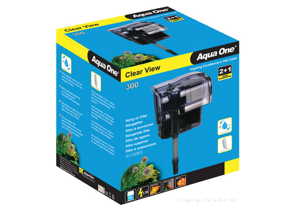 Shop Aqua One | Aqua One 300 ClearView Hang On Filter 300L/Hr – Coburg ...